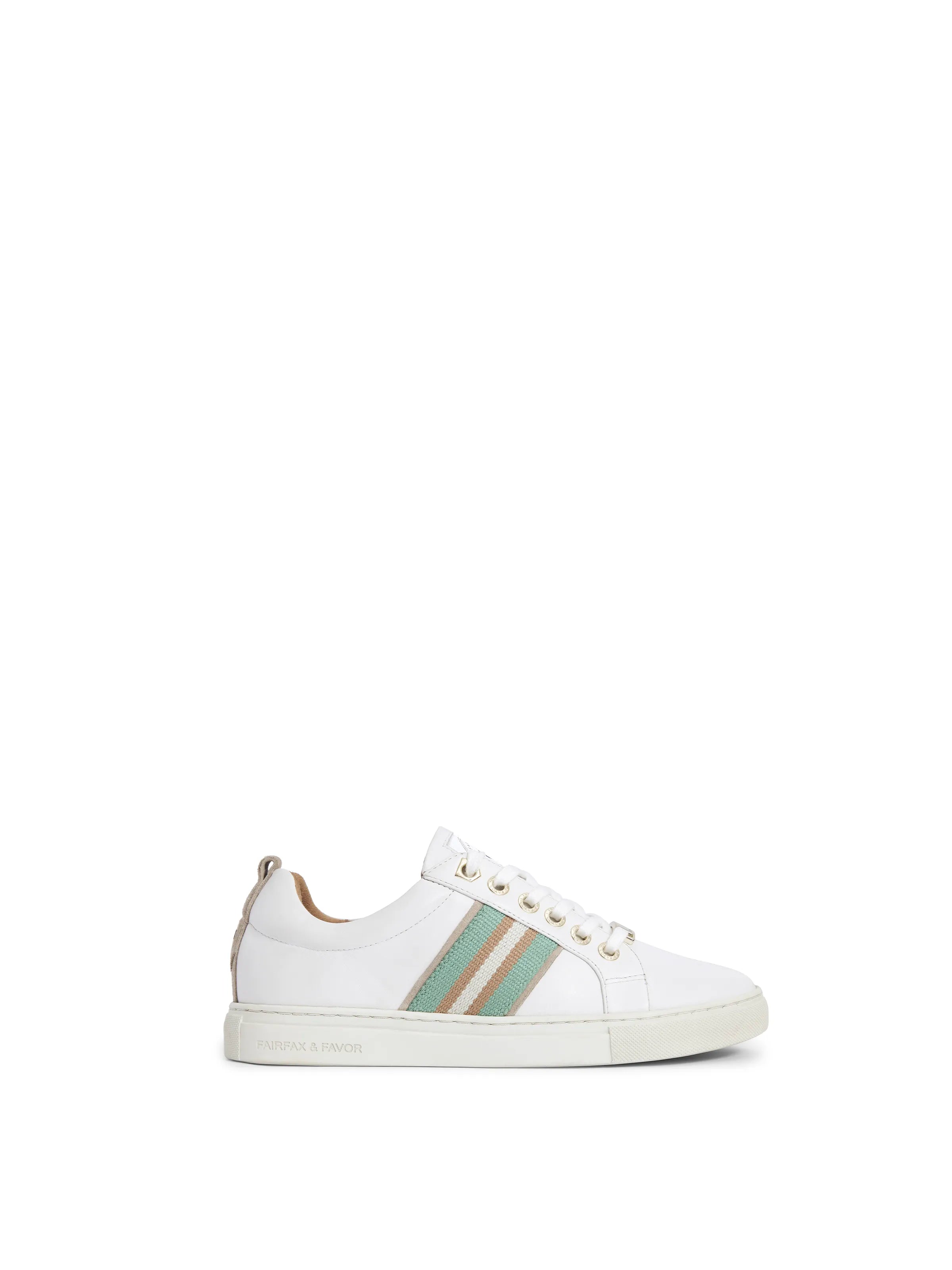 Boston White Trainer - Mint – The Shoe Room Doncaster